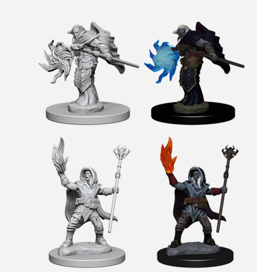 D&D Miniatures: Elf Wizard Male (WZK72622) | Goldmine Games