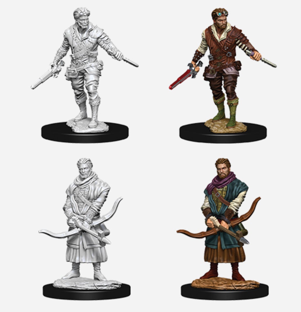 D&D Miniatures: Male Human Rogue (WZK73702) | Goldmine Games