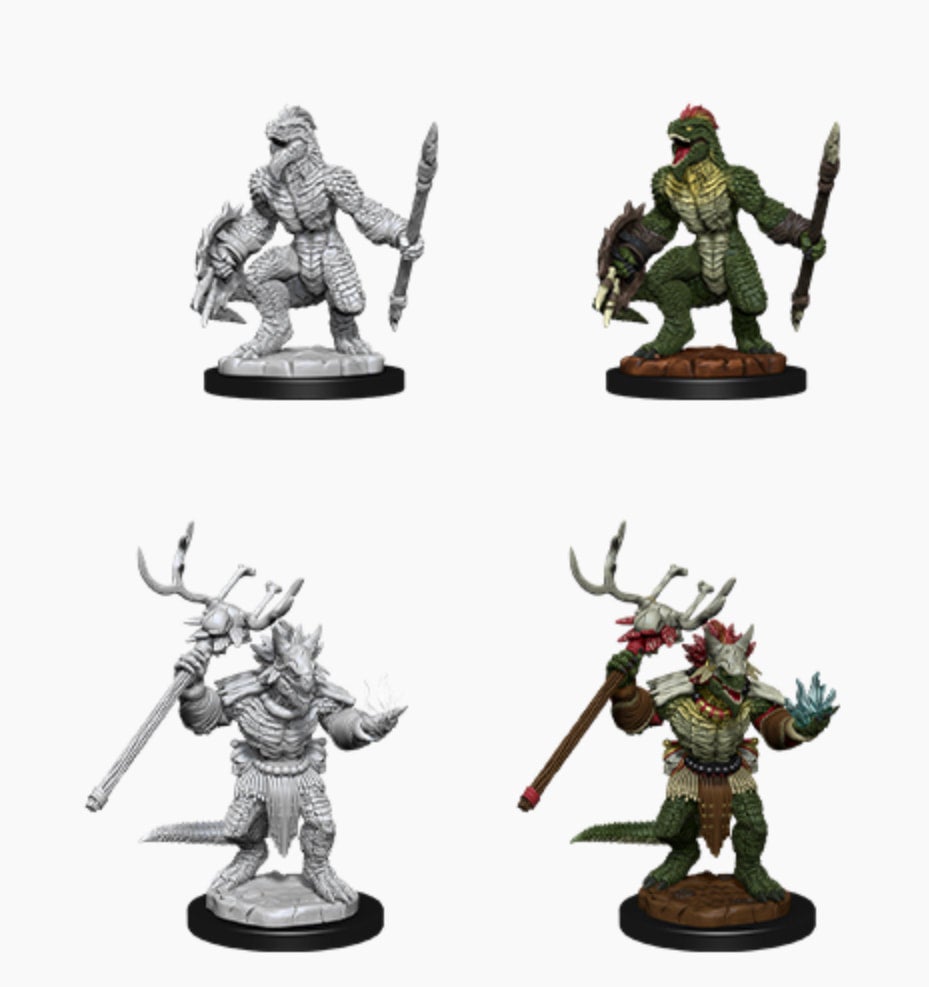 WZK90074 W12 Lizardfolk & Lizardfolk Shaman | Goldmine Games